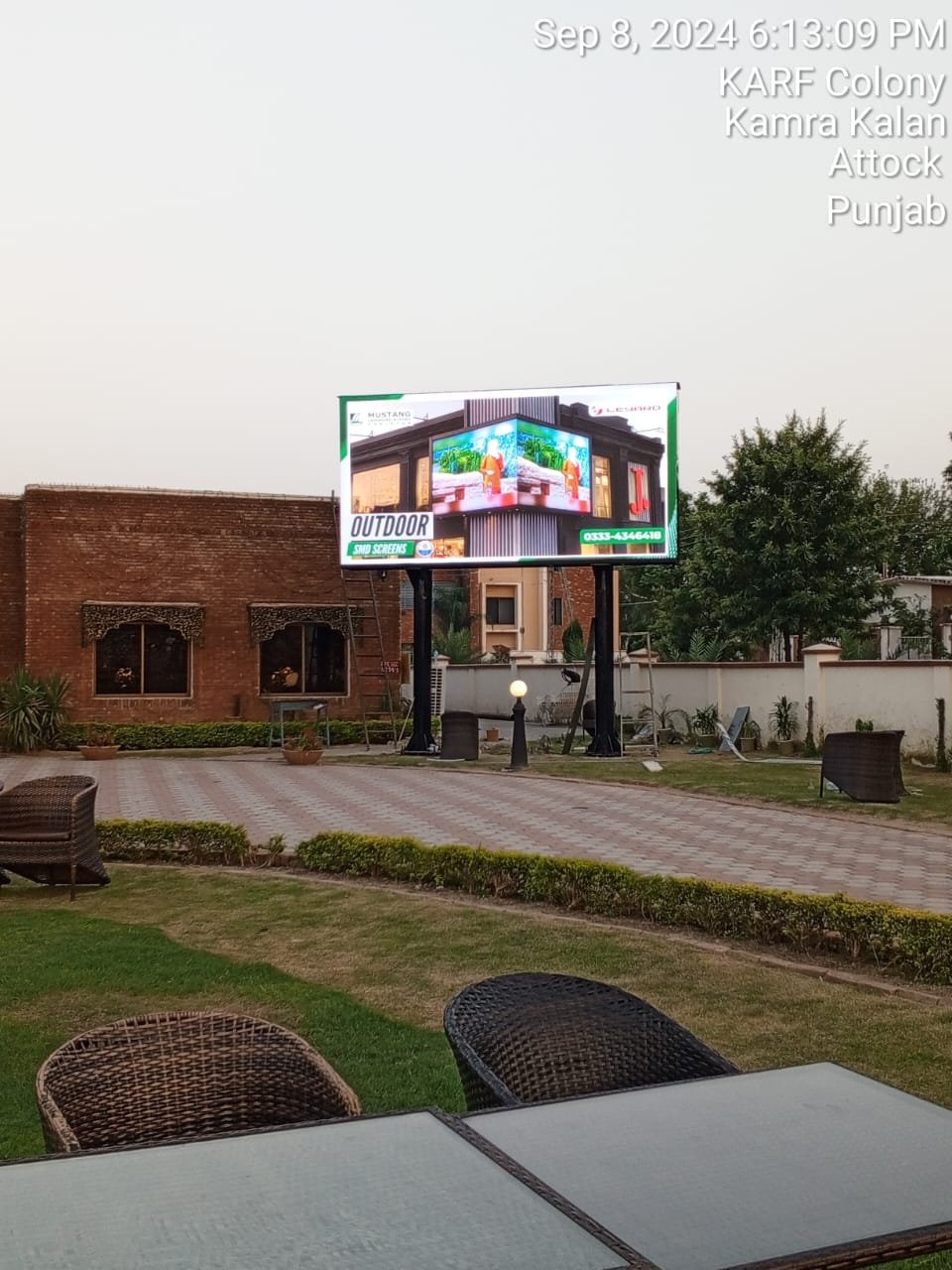 Project-309: Outdoor Kamra Air Base - SMD Screen